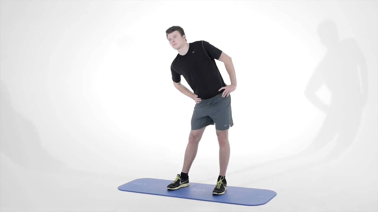 Exercice contre l'arthrose de hanche - YouTube