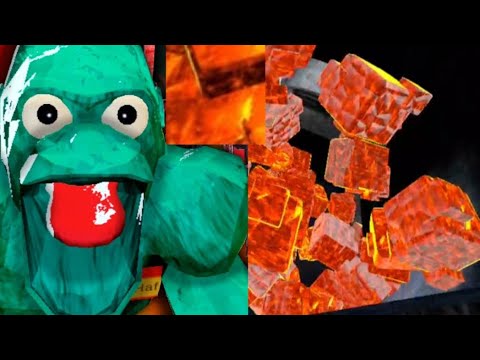 filling up the selling machine full of lava ore - YouTube