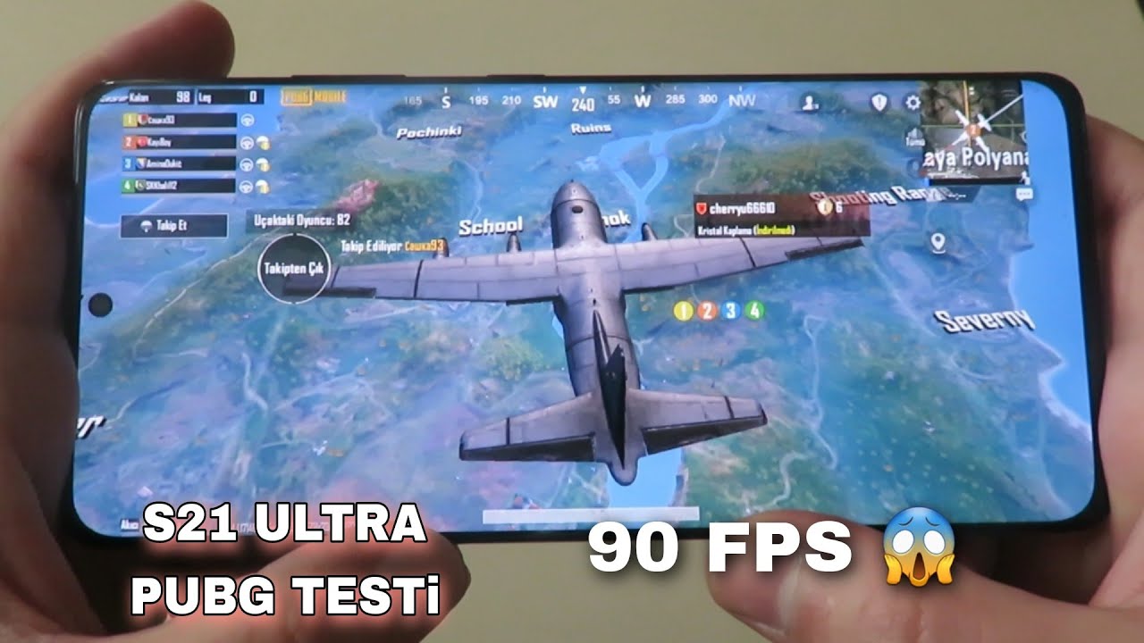 Samsung Galaxy S21 Ultra / PUBG Mobile Performansı - YouTube