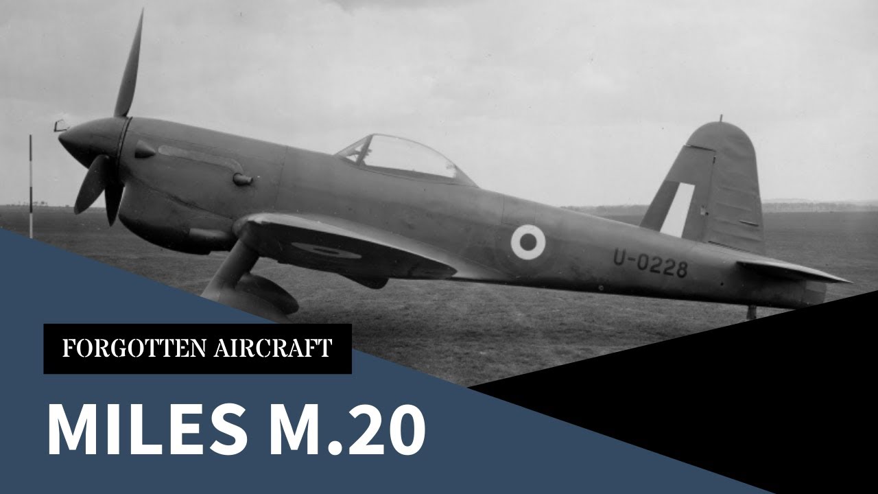 The Miles M.20; Aircraft Equivalent of the STEN Gun - YouTube
