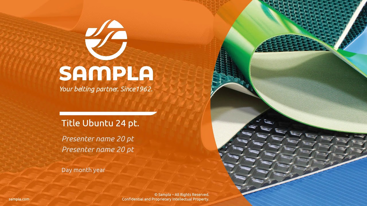 Sampla Belting - Template aziendale - YouTube