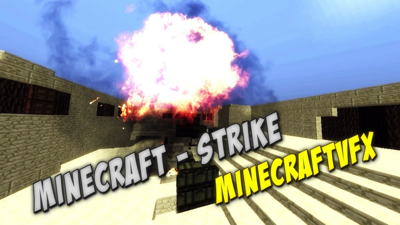 VEJAM! Minecraft Strike - Lançamento do canal MINECRAFTVFX - YouTube
