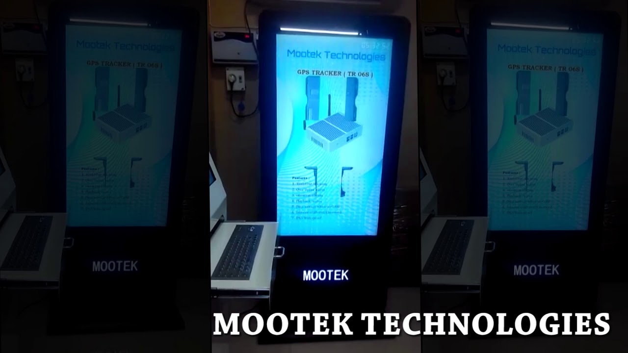 Advanced Touch Screen kiosk live demo Mootek Technologies - YouTube
