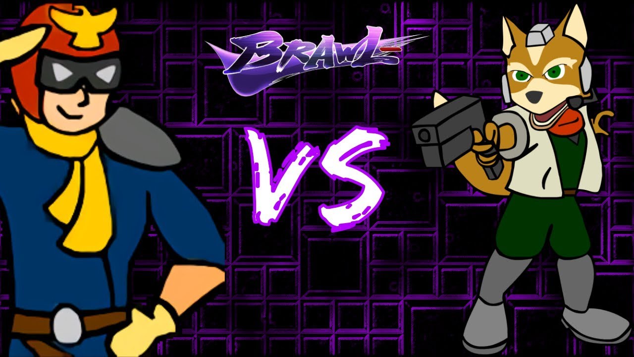 Captain Falcon VS Fox combo showdown [Brawl Minus TAS] - YouTube