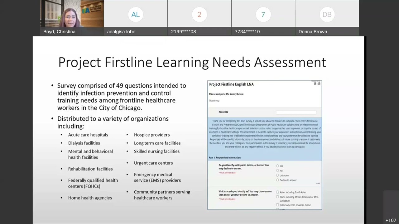 CDPH Project Firstline Session 1: Intro to Project Firstline and the ...