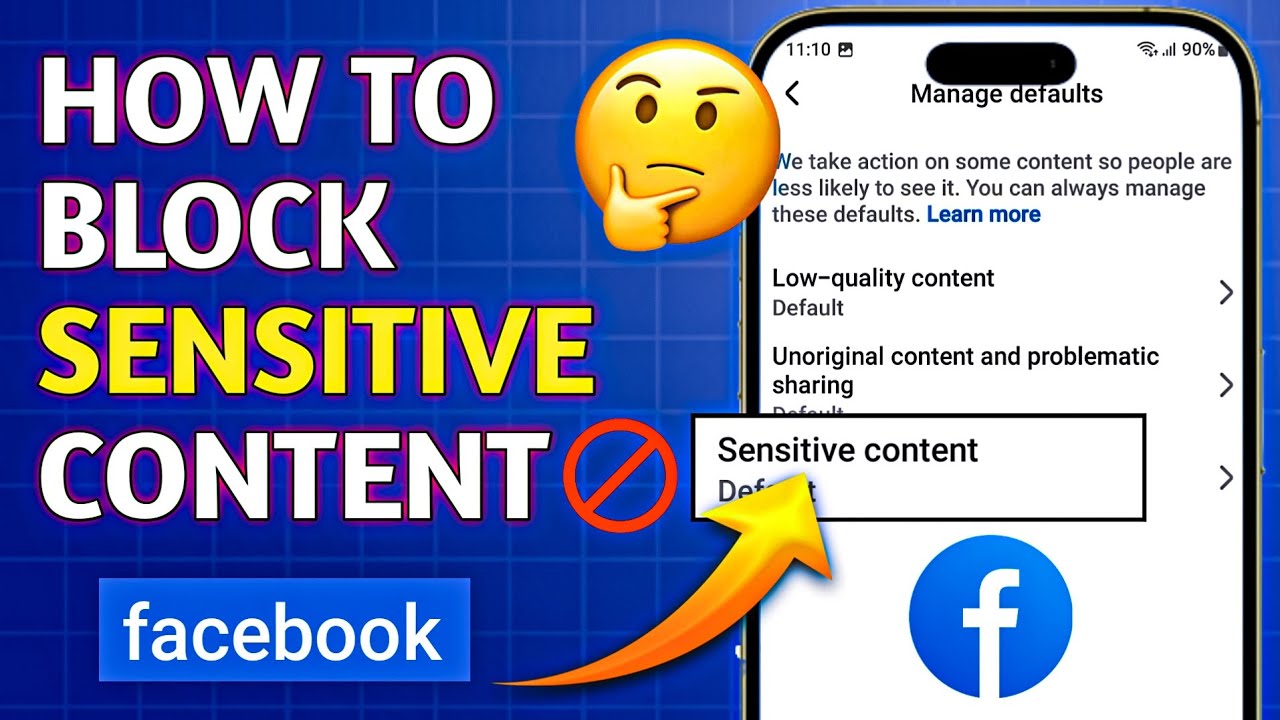 How to Block Sensitive Contents onFacebook? (2025) || Block Facebook ...