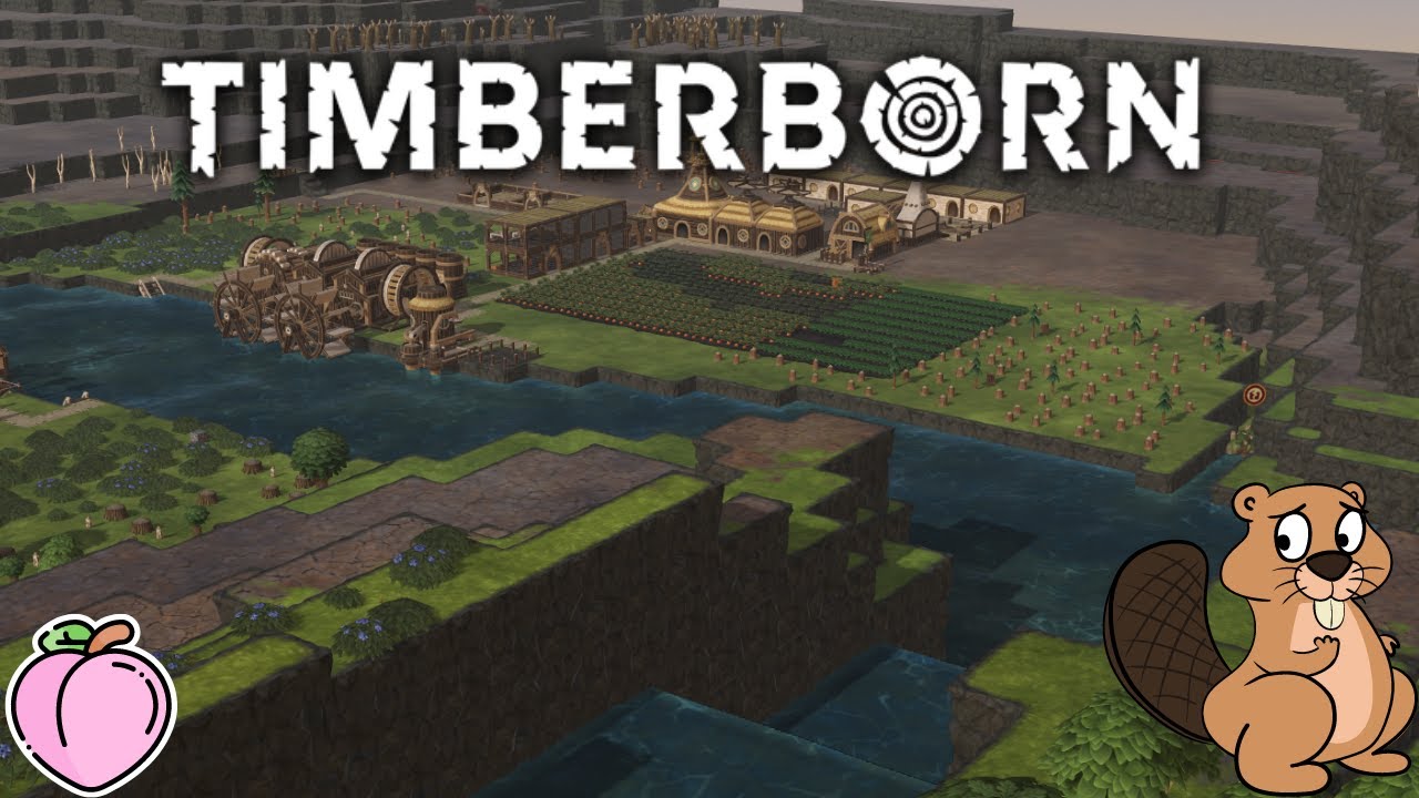 Beavers are adorable | Timberborn - YouTube