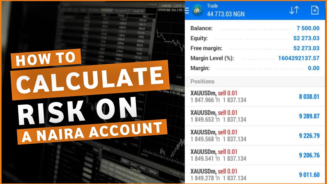 How To Manage Your Risk On A Naira Account - YouTube