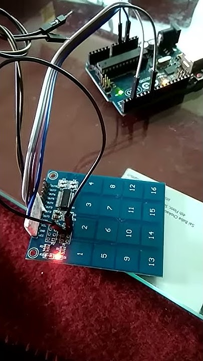 Ttp229 touch pade connection with Arduino board.. - YouTube