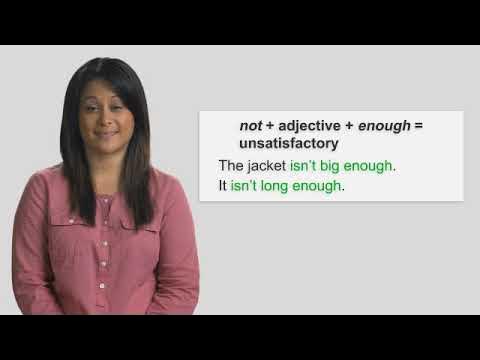 GRAMMAR : TOO and ENOUGH - YouTube