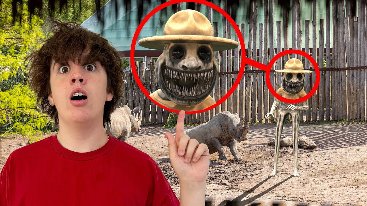 The Creepy Zookeeper is Working At our Local Zoo! Captured on Camera ...