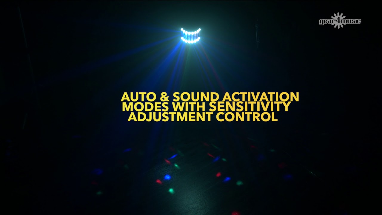 CLUSTER Derby Light with Strobe | Gear4music demo - YouTube