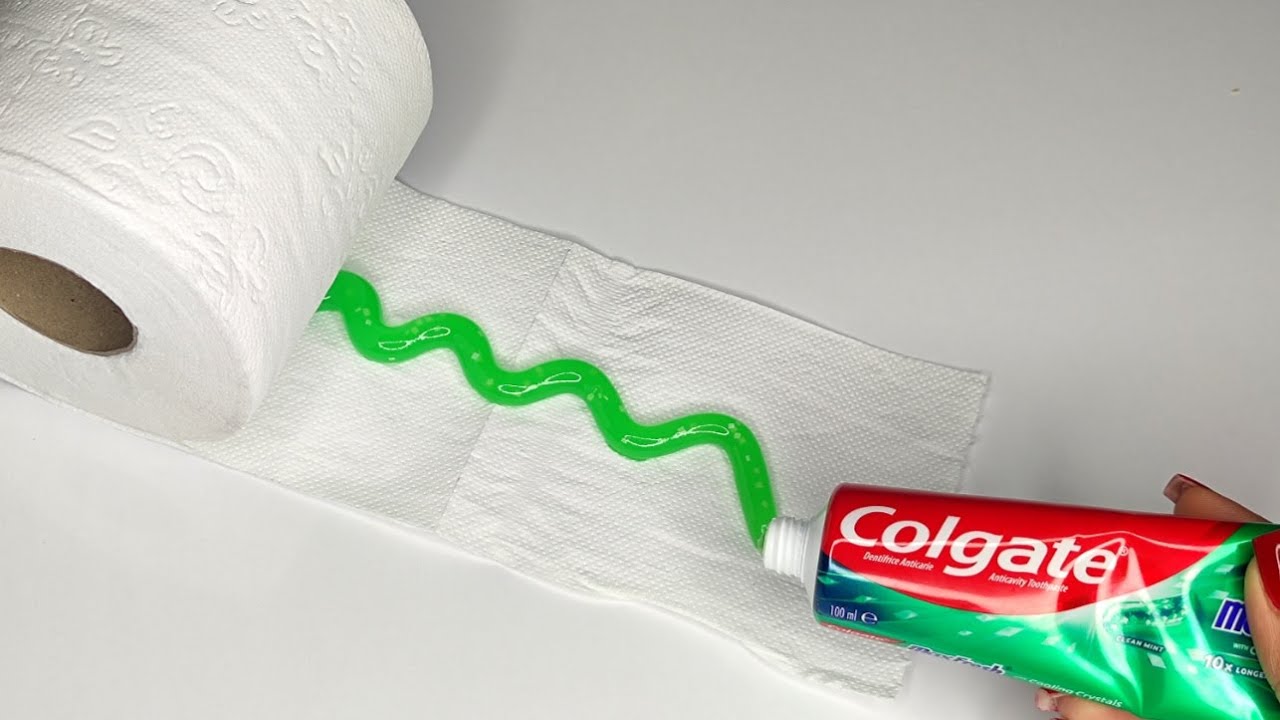 Pour the toothpaste on the kitchen paper, you will regret why you didn ...