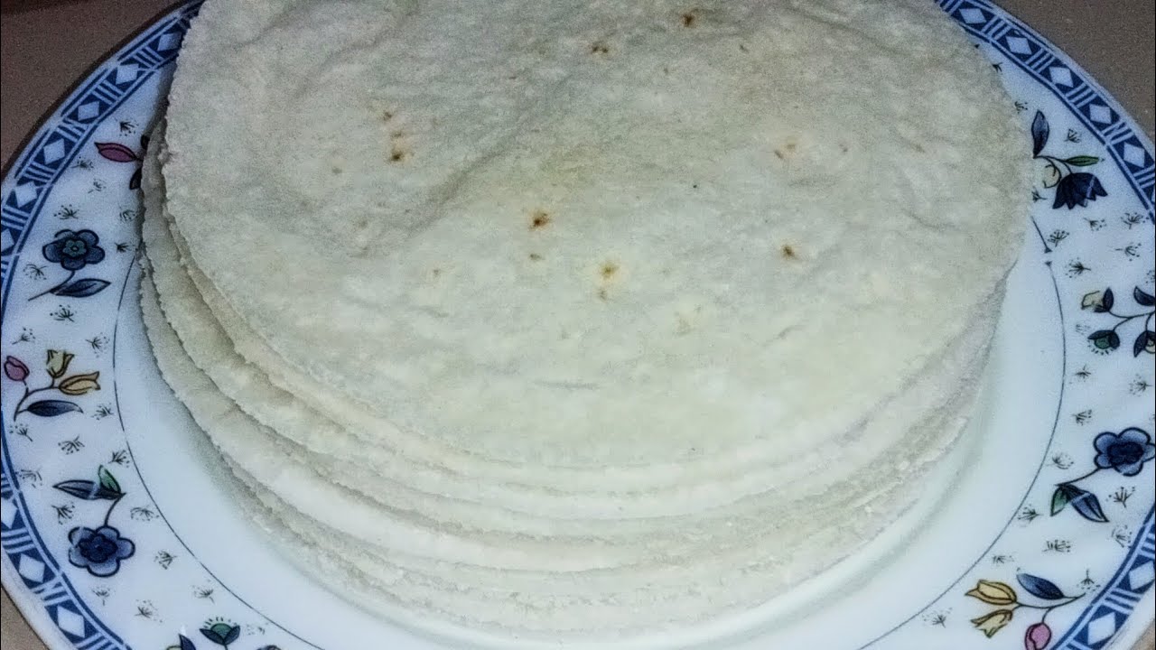 এভাবে চালের রুটি বানালে ৫০টা খাওয়া যাবে || শুকনো চালের রুটি || caler ...