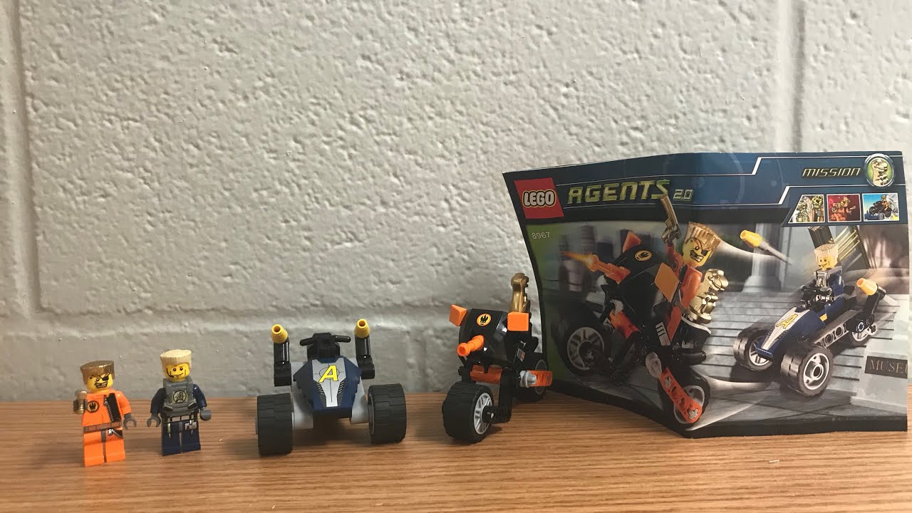 Lego Agents 2.0: Gold Tooth’s Getaway - 8967 - Review #LEGO - YouTube