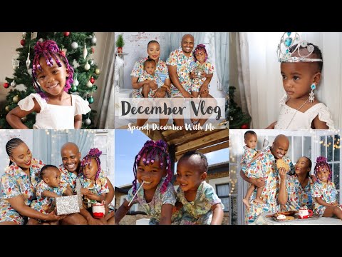 Vlog: Spend December With Me | Christmas Photoshoot | The Kid's New ...