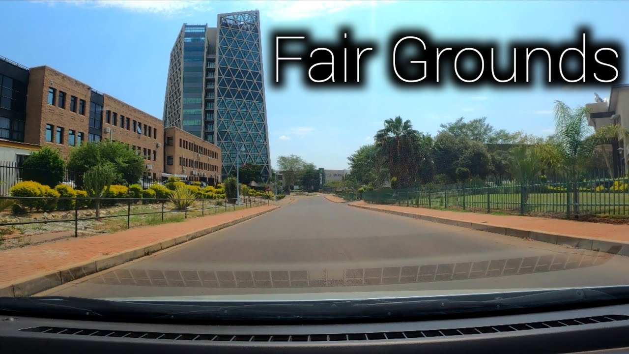 Driving through Fair Grounds business area Gaborone Botswana. - YouTube