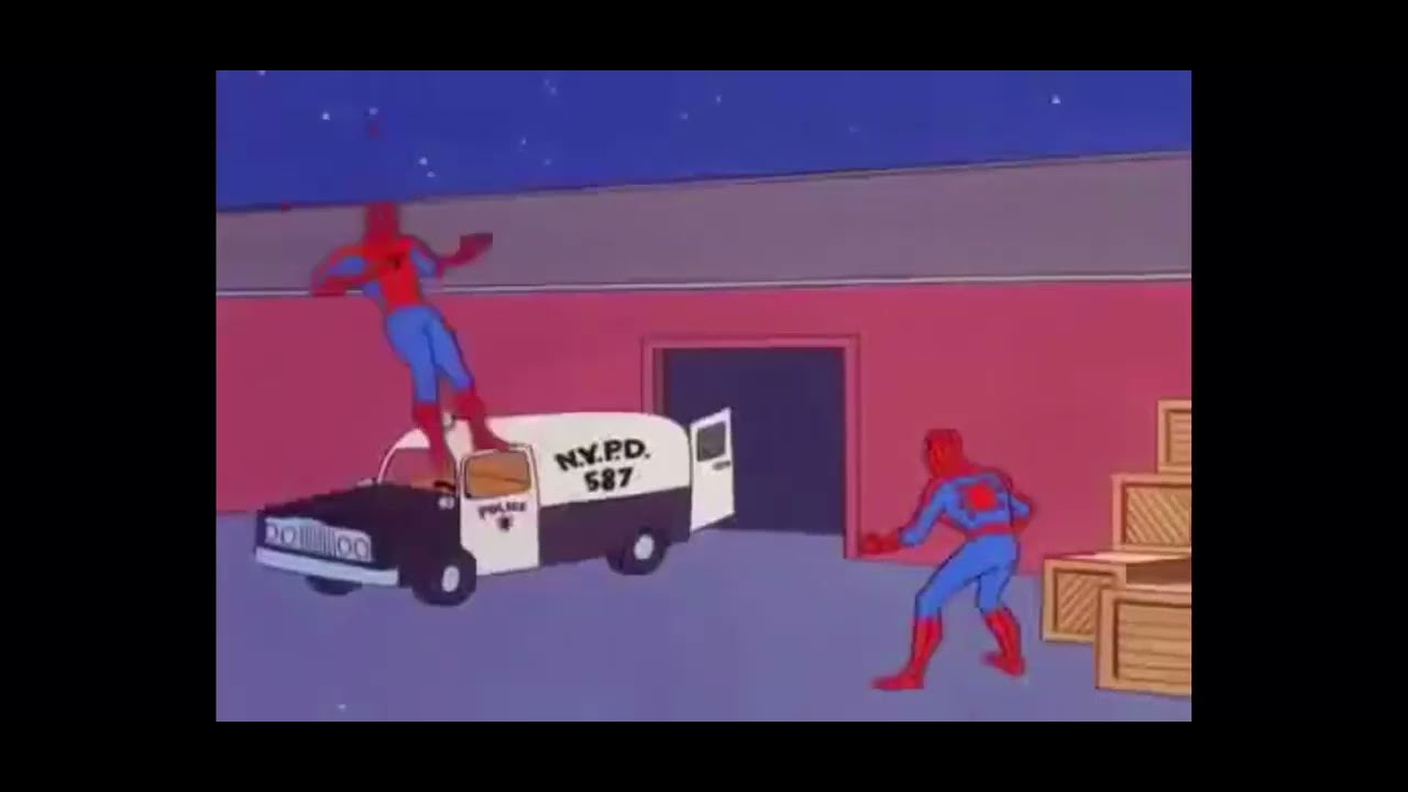 Spider-Man POINTING MEME Full Scene!!! [1967] - YouTube