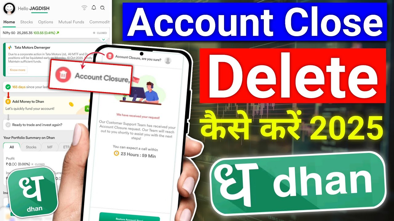 Dhan Account Close Kaise Kare? How To Close Dhan Demat Account ...