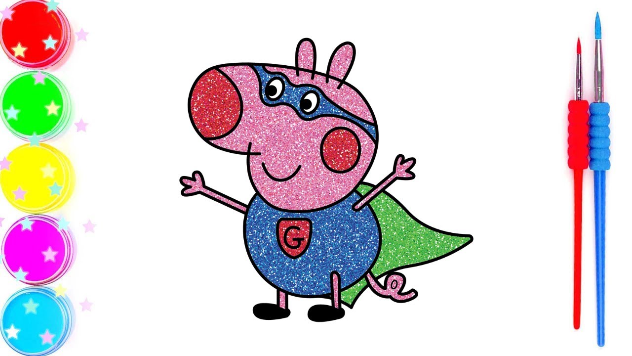 George Pig Drawing and Coloring Perfect for Kids of All Ages - YouTube