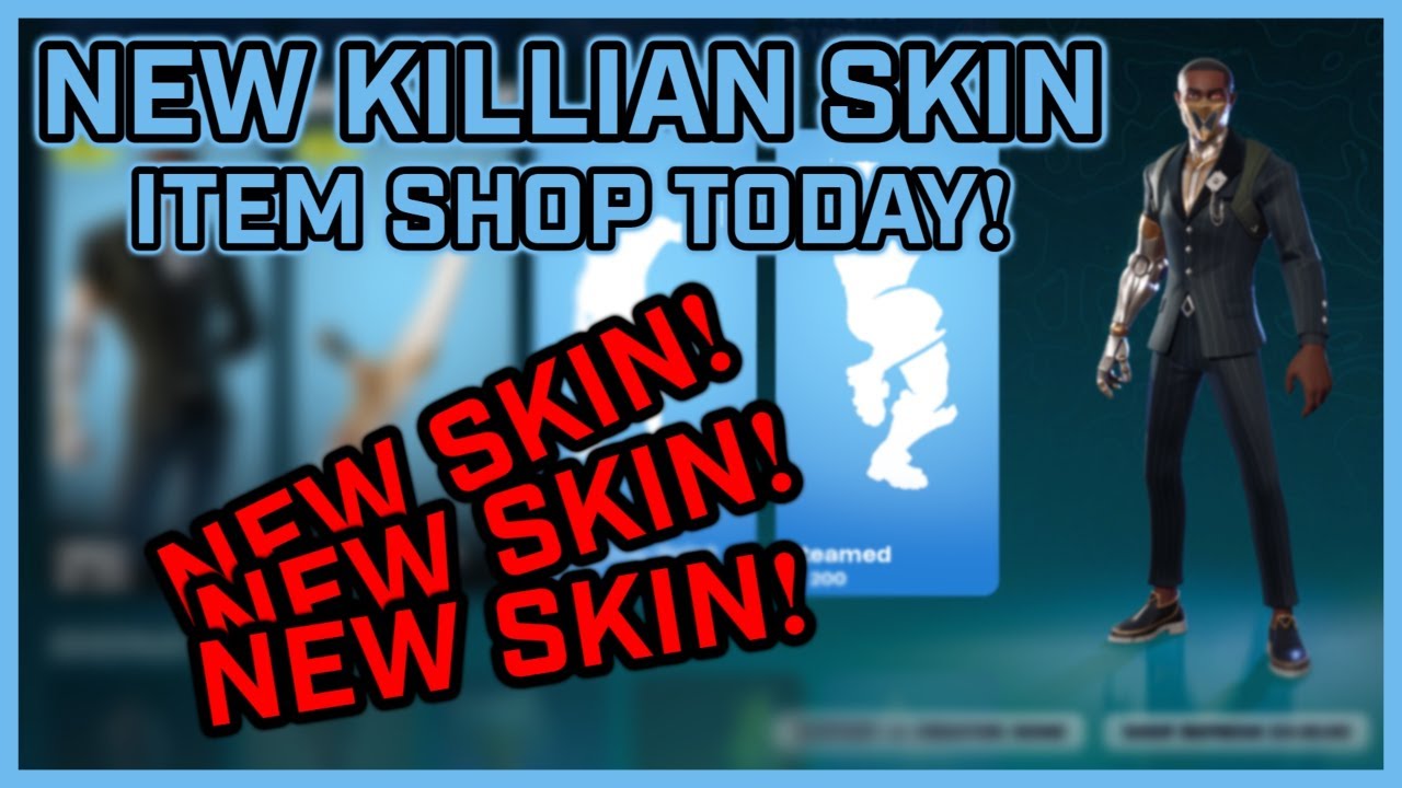 FORTNITE ITEM SHOP TODAY - *NEW* Killian Skin - 31.12.23 - YouTube