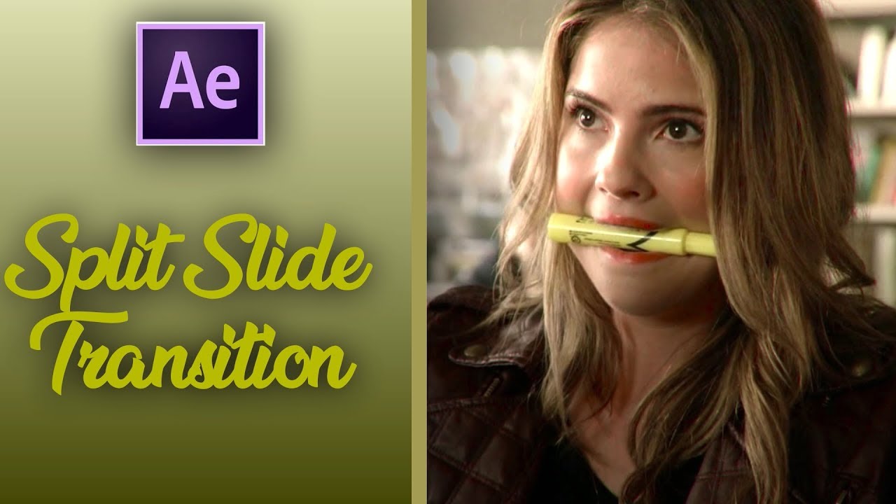 Tutorials | split slide transition - YouTube