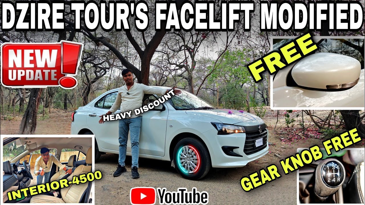 New Maruti Suzuki Dzire Facelift Tour's 2025 Genuine Modified |Price ...