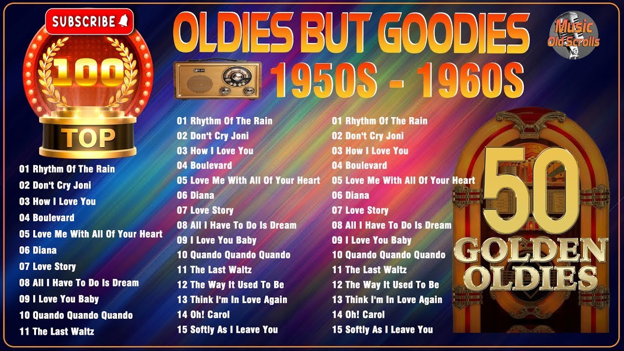 Golden Oldies Greatest Hits - 50s & 60s Greatest Gold Music Playlist ...