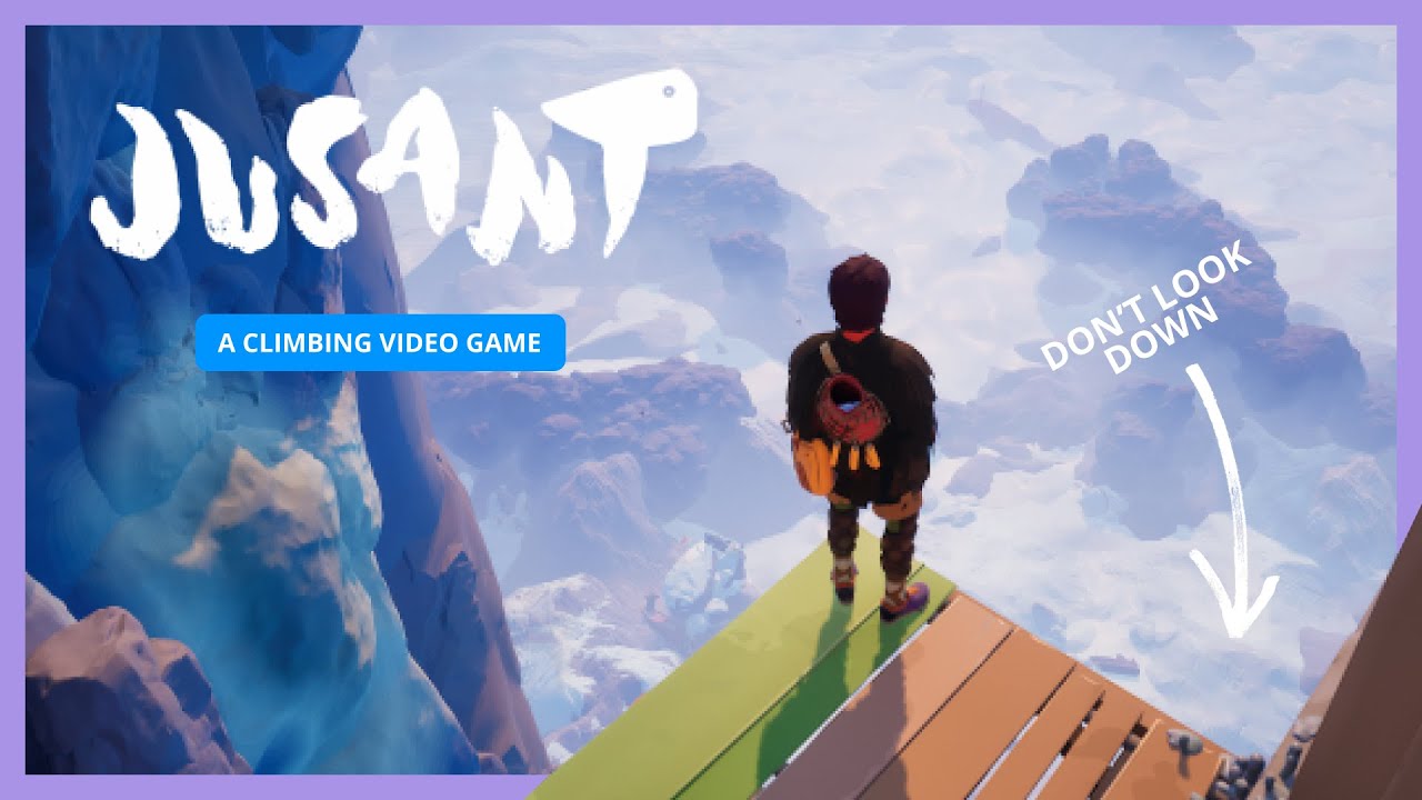Boulderer Plays Climbing Video Game Jusant - YouTube