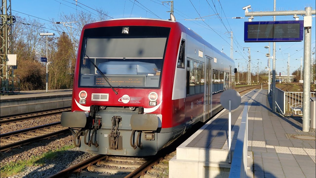 HANS | Mitfahrt in der kompletten RB33 von Stendal Hbf bis Tangermünde ...