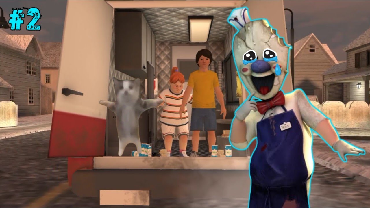 Escaping from Icecream man 😵‍💫😎 | Full gameplay | Ice cream man 2 - YouTube