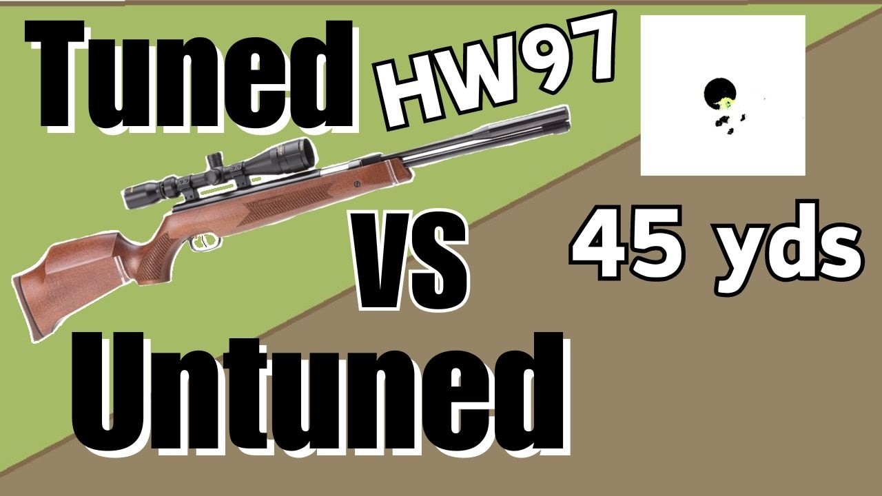 Is a tuned Weihrauch HW97k more accurate? HFT springer air rifle ...