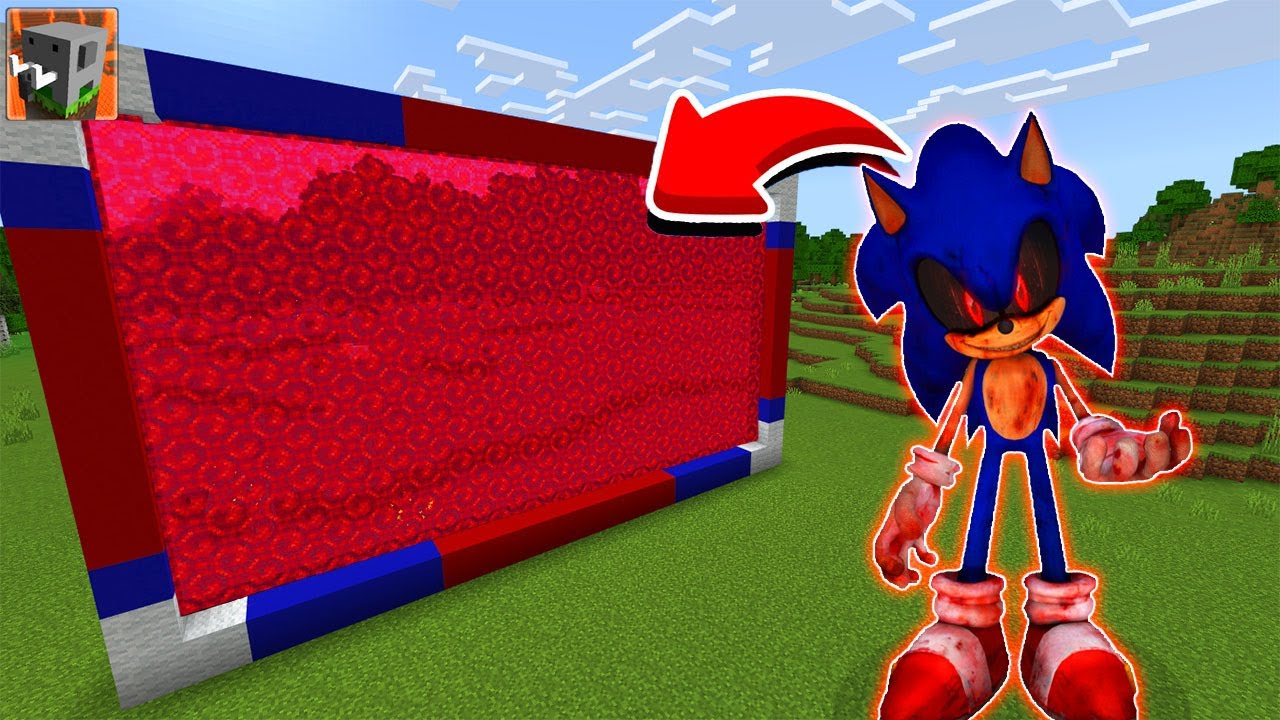 I Made A Portal To The SONIC EXE in CRAFTSMAN - YouTube