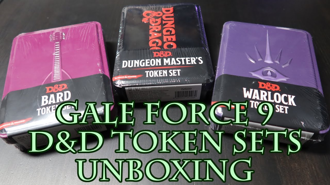 Gale Force 9 D&D Token Sets Unboxing - YouTube