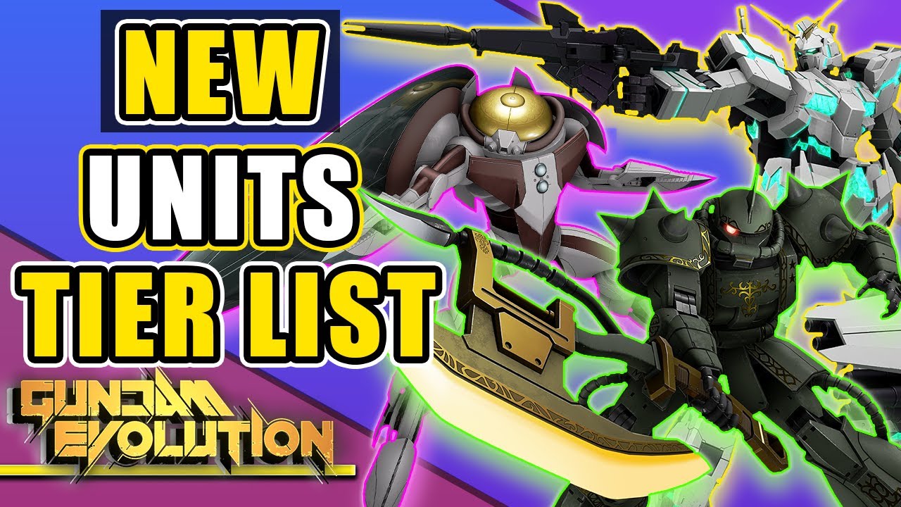 NEW UNITS OP? Predictions for Release | Gundam Evolution Tier List ...