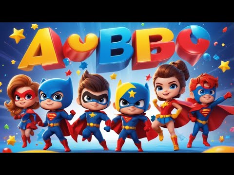 ABC Alphabet Superheroes Song | Learn Letters for Jr. KG | Kids ...