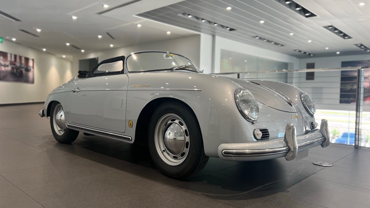 Pristine 1957 Porsche 356 in Silver Metallic with Red interior and a ...