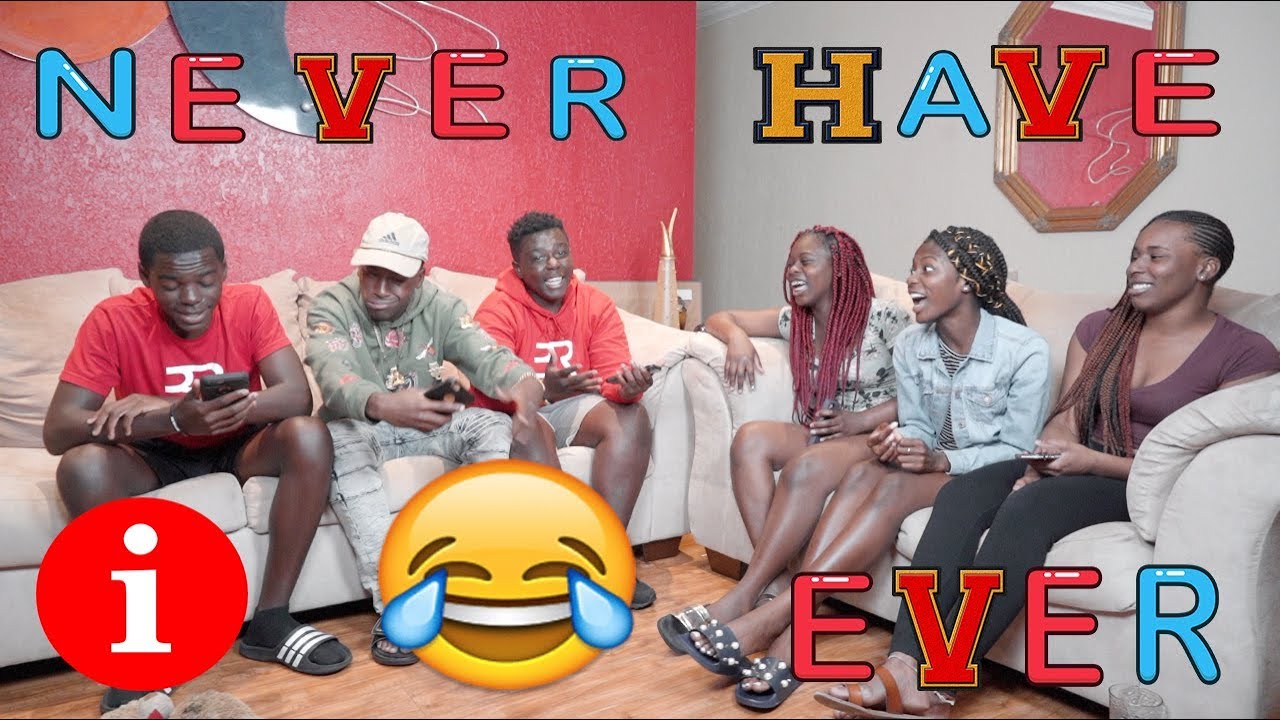 FUNNIEST NEVER HAVE I EVER.. EVER!!! - YouTube
