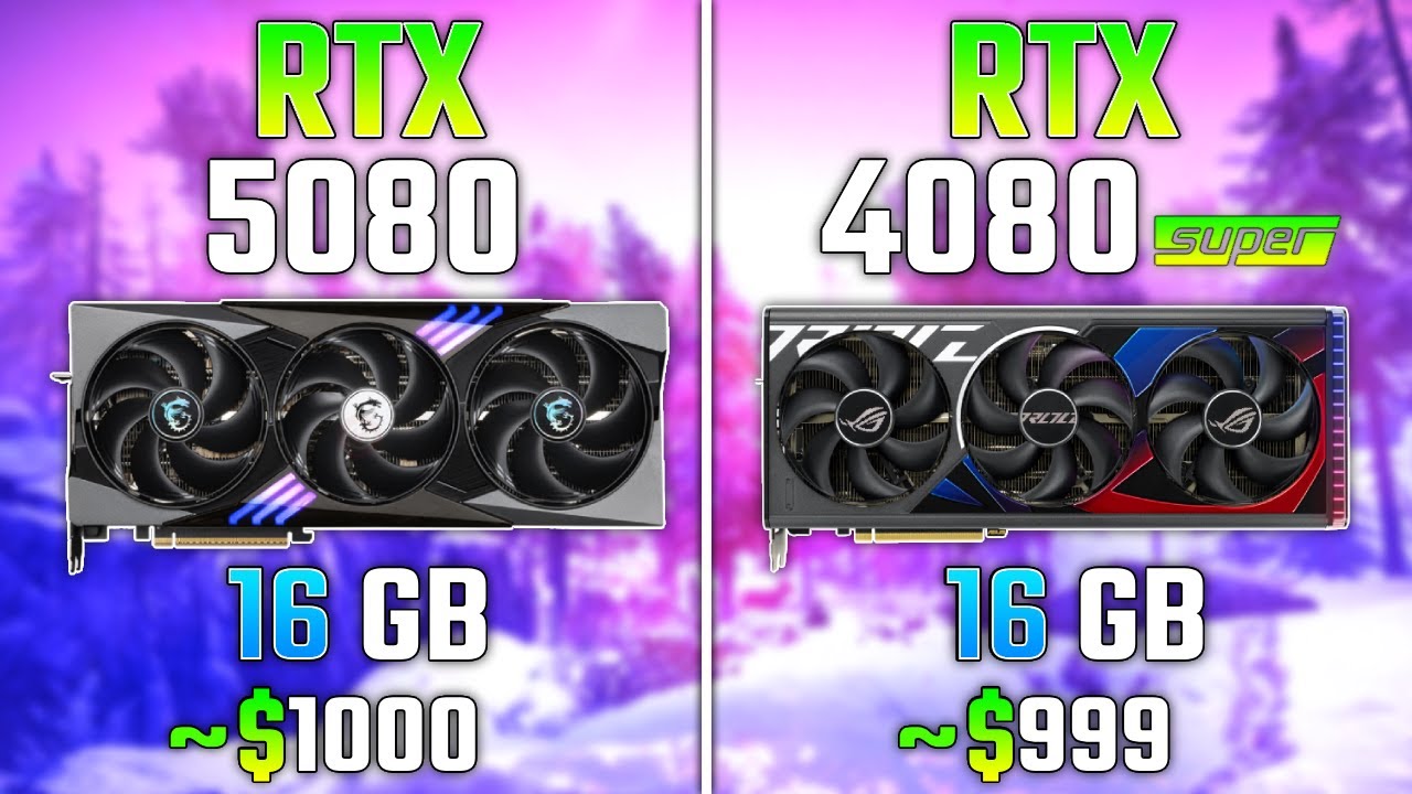 RTX 5080 vs RTX 4080 SUPER | Test in 7 Games - YouTube