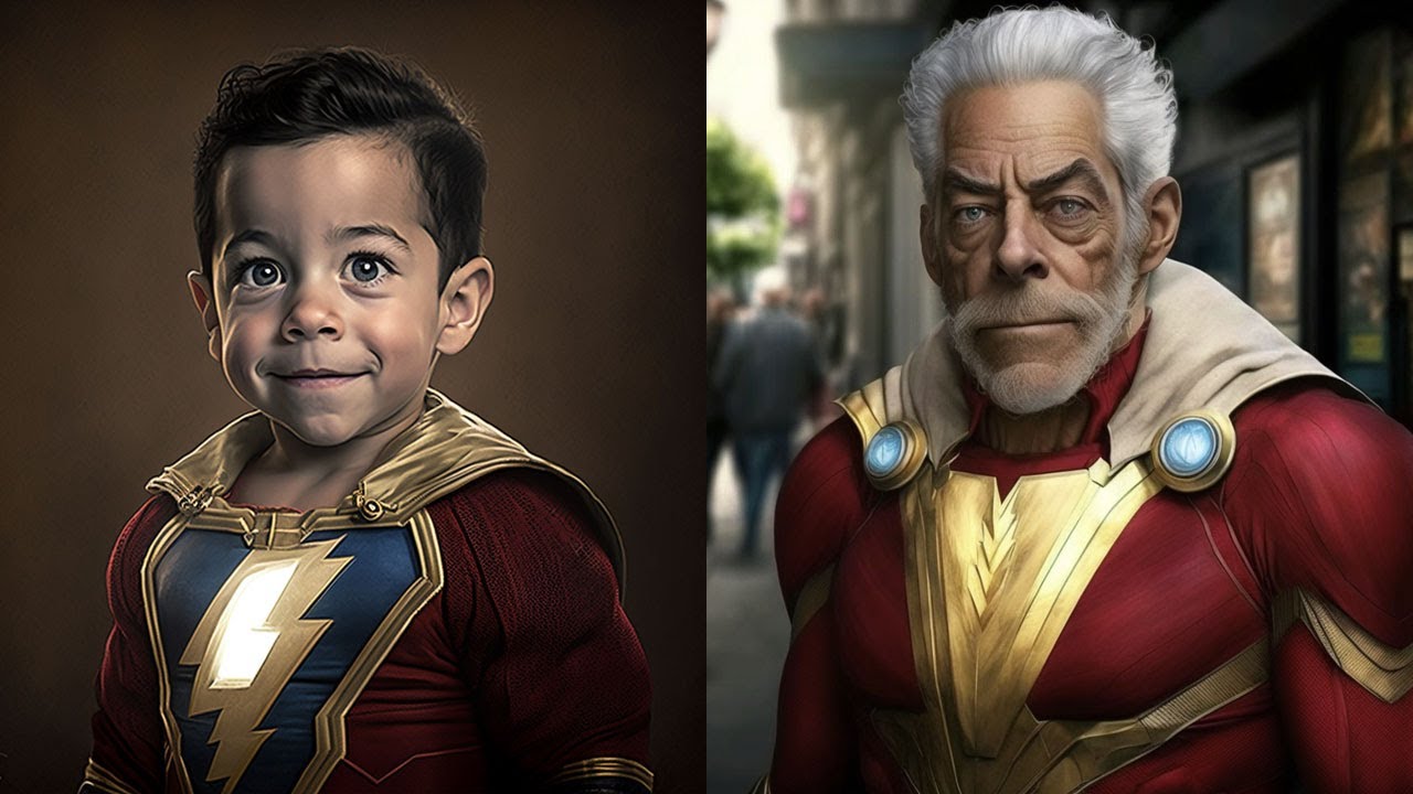 Did You Qnow - Evolution Of Shazam! From Baby To 100 Years Old - YouTube