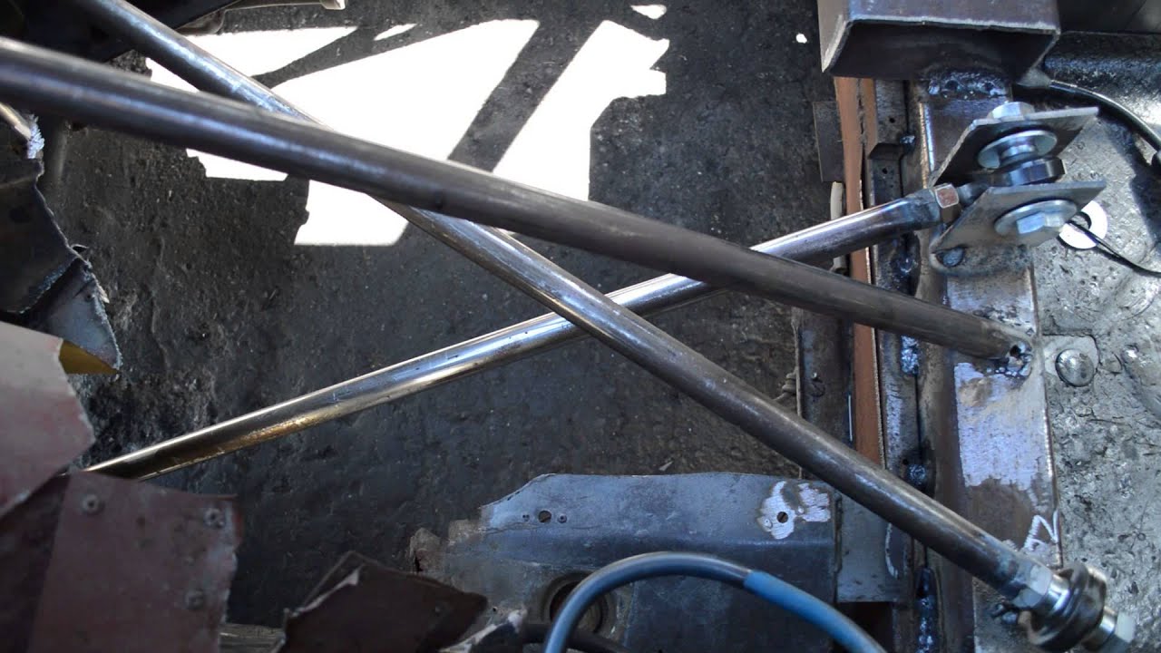 Datsun 510 4 link 8.8 rear - YouTube