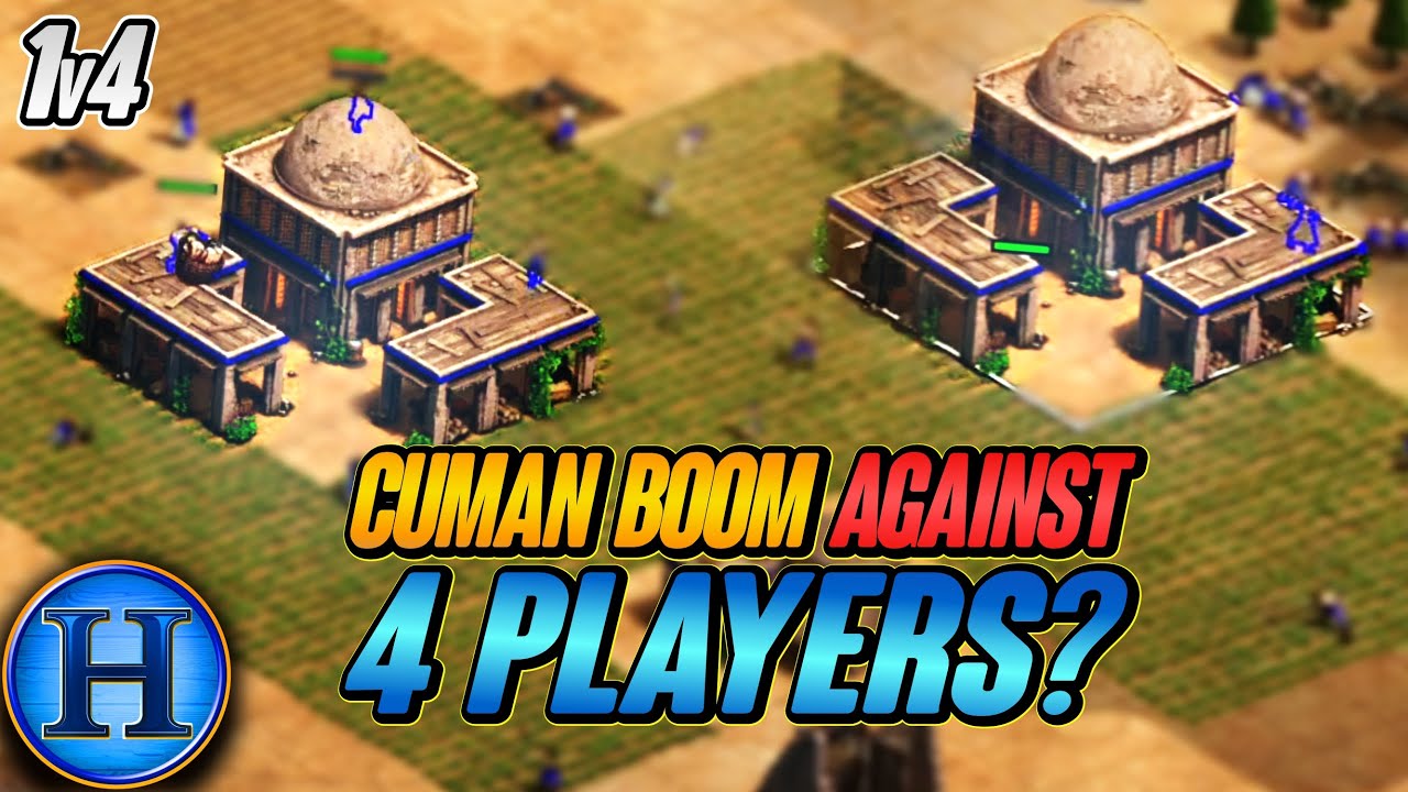 The Cuman 2 Town Center Boom | 1v4 AoE2 - YouTube