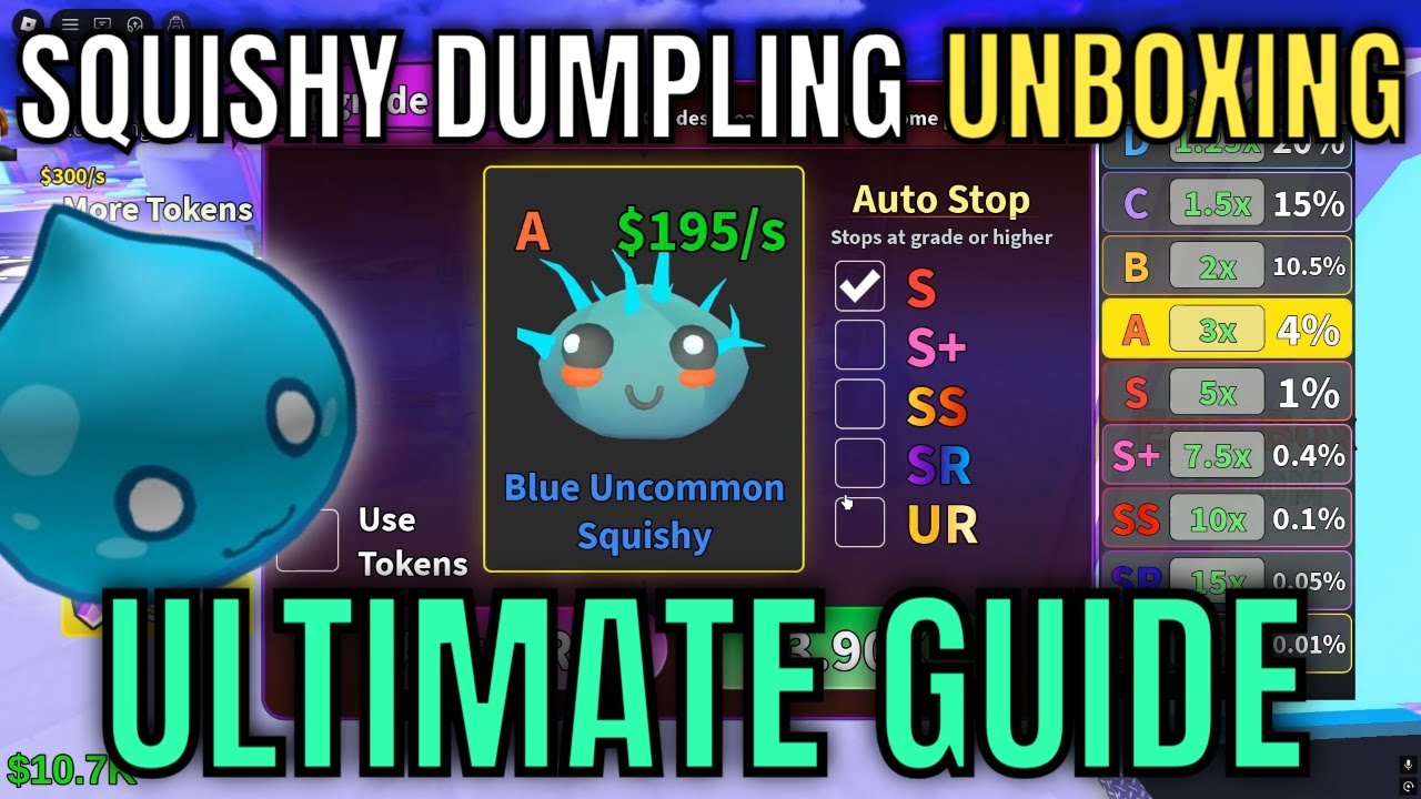 SQUISHY DUMPLING UNBOXING ULTIMATE GUIDE! - Roblox - YouTube