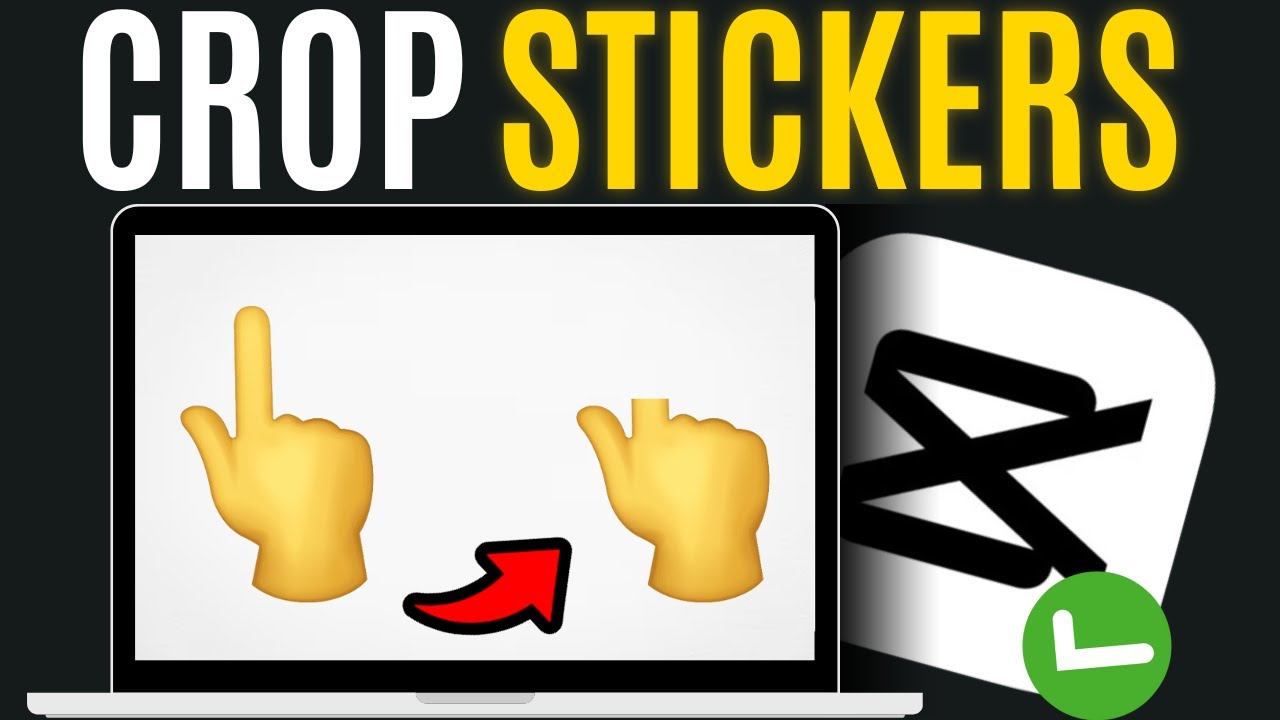 How to CROP STICKERS in CAPCUT PC - YouTube