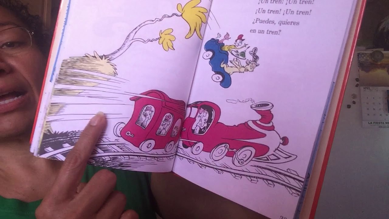 Teacher Beatriz's Book Huevos Verdes con Jamon - YouTube