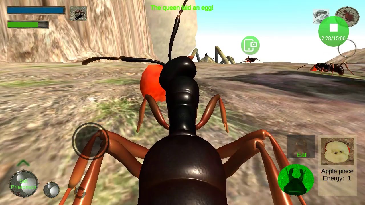 Ant simulator 3d Needle ant - YouTube