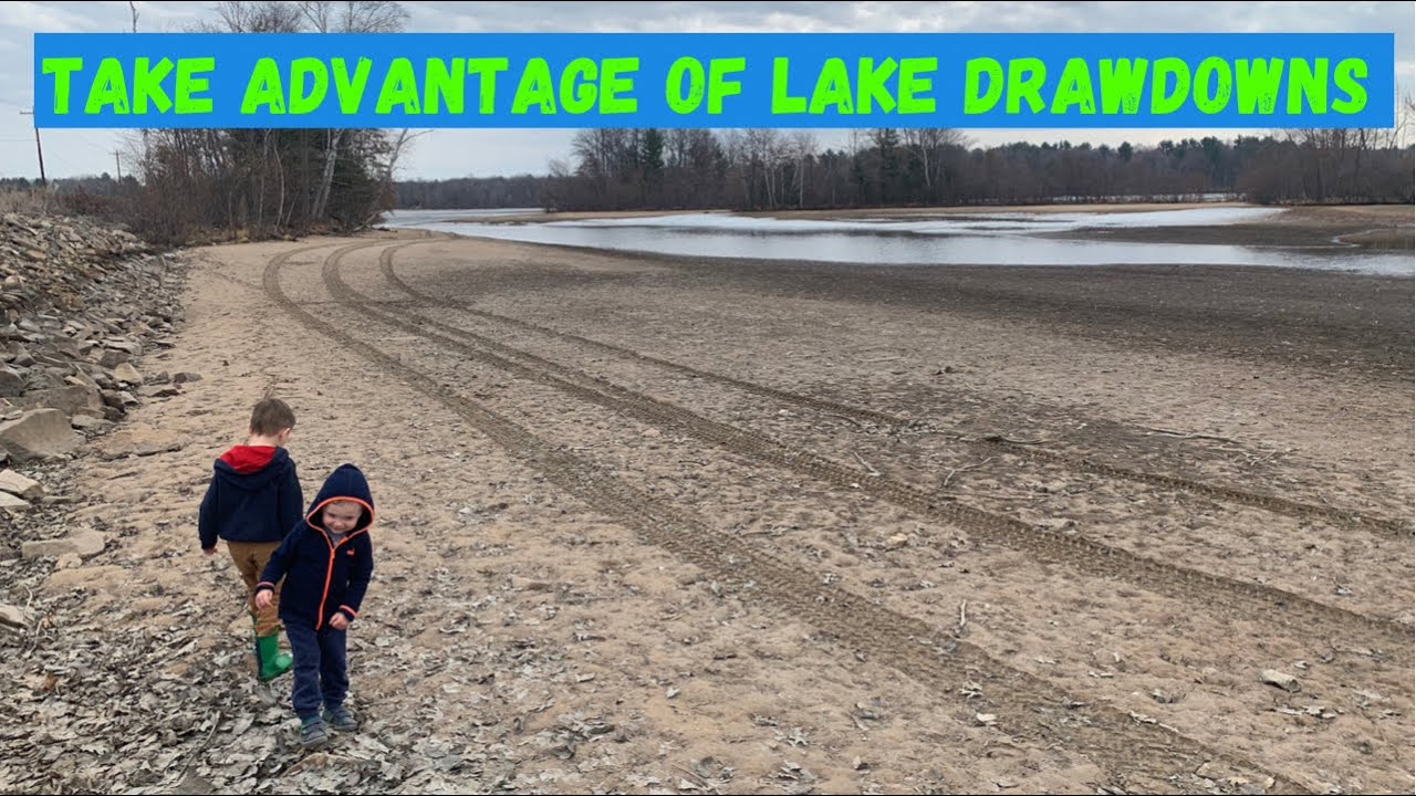 Take advantage of lake drawdowns! - YouTube