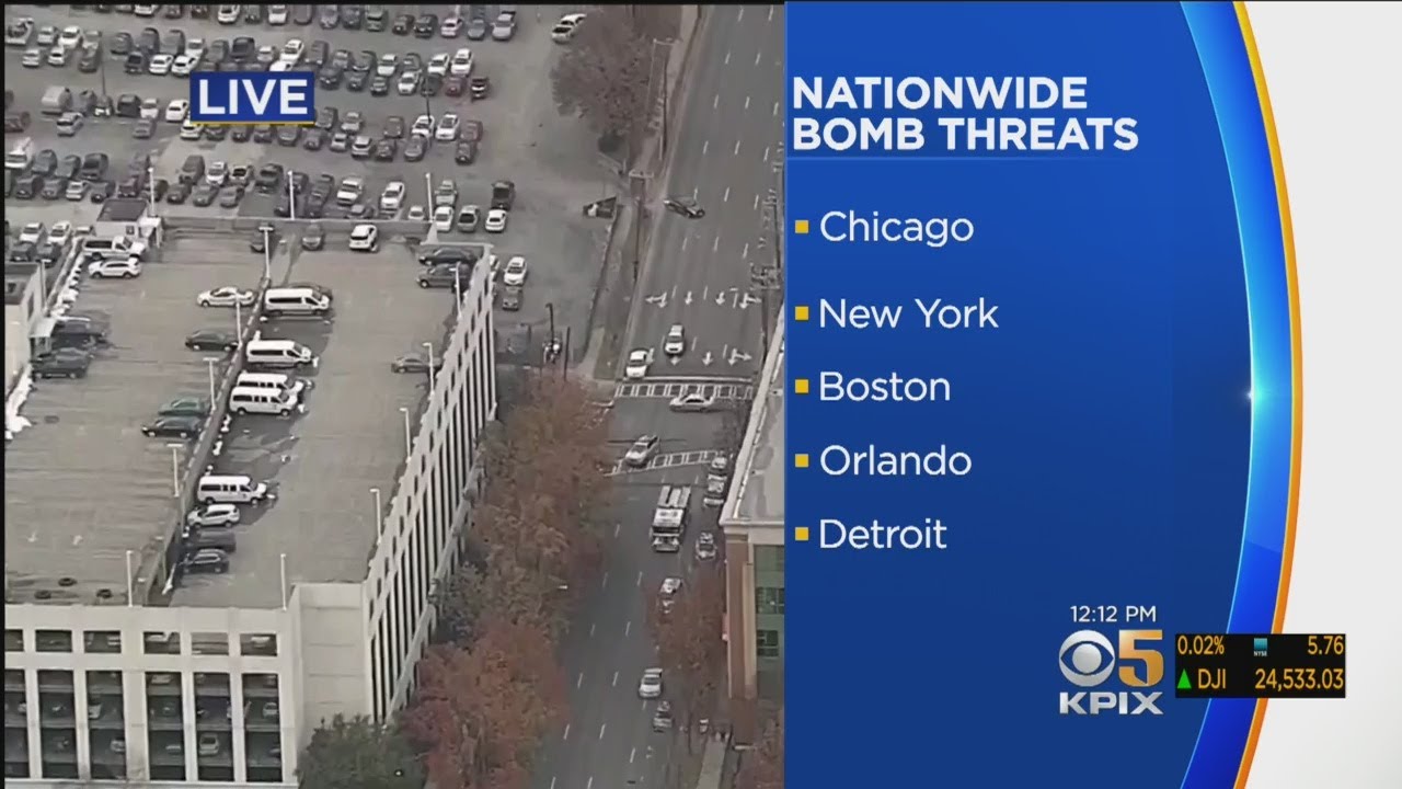 Bomb Threats Reported Across Country, Including Bay Area - YouTube