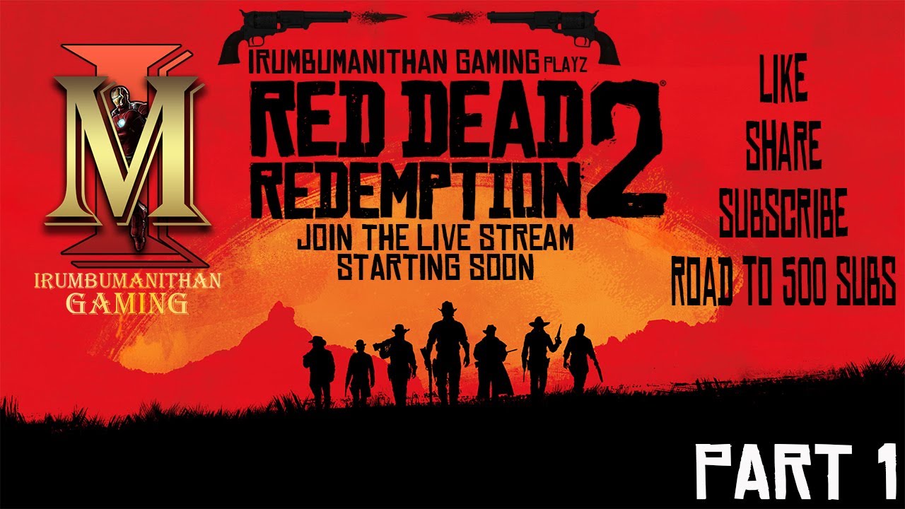 🔴 Red Dead Redemption 2 | Intro Part 1 | Road to 500 subs #rdr2 # ...