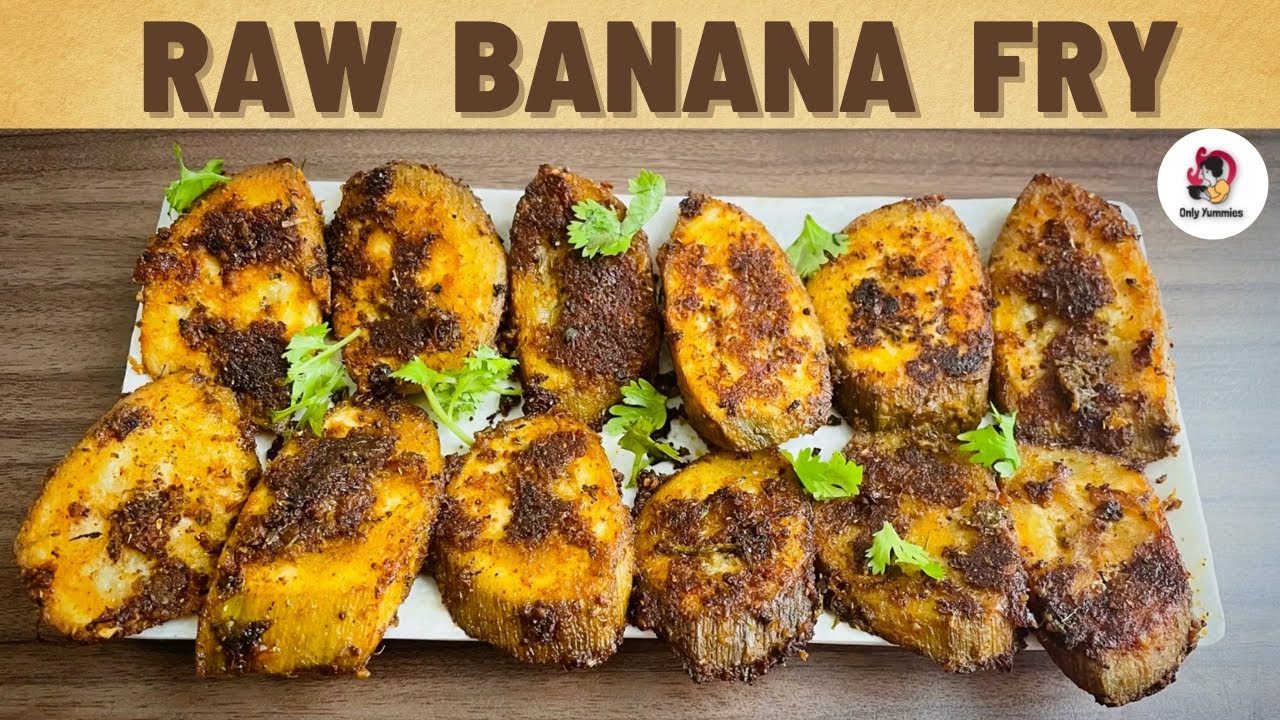 Raw banana fry recipe | Vazhakkai fry | Balekai fry | Aratikaya fry ...